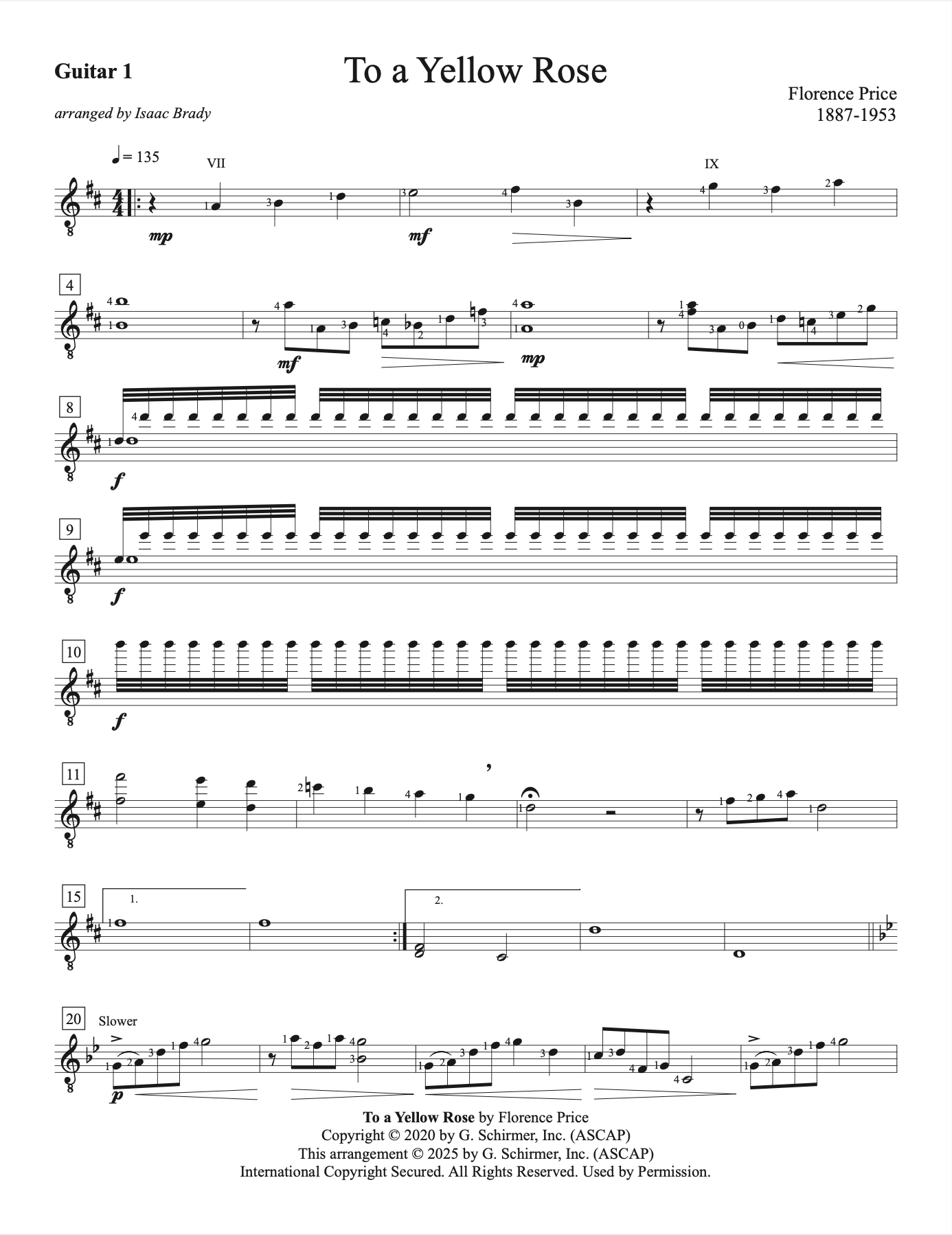 Three Roses – Guitar Chamber Music Press